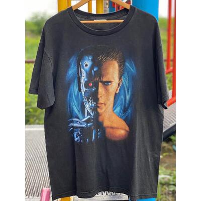 The Terminator终结者欧美经典电影周边vintage复古街头短袖T恤男