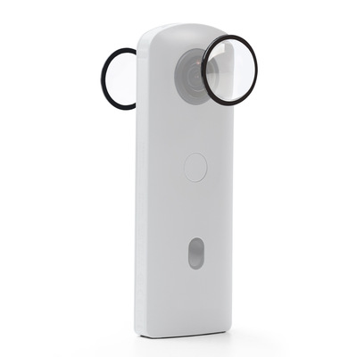 PULUZ胖牛适用理光Ricoh Theta SC2/S/V运动相机粘贴式镜头保护