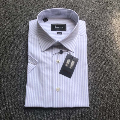 MRZO大八领短袖商务正装纯棉