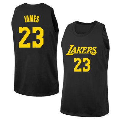 詹姆斯洛杉矶湖人勒布朗纯棉背心