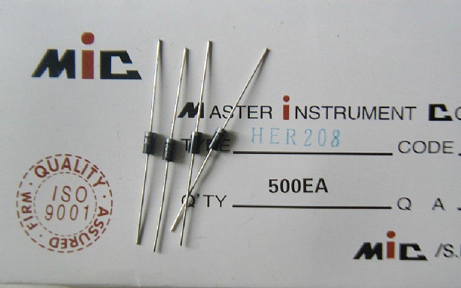 【昌胜电子】全新原装 HER208快恢复二极管 2A/1000V_虎窝淘