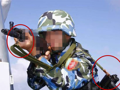 稀少56C短自动短突AKS74U 原配双头背带铁钩扣牛皮头军绿帆布海特