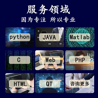 python代编程matlab深度学习C++C语言php代码定制程序代写javaweb