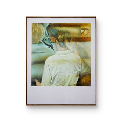 【爱与作家】严俊雄 108*86 木板油画 H5938
