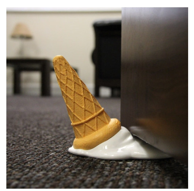 英国thumbs Up 融化的冰淇淋门挡 创意门挡 门吸 门卡 雪糕门挡