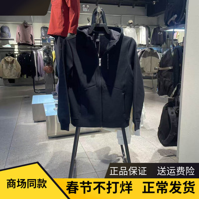 安踏综训女炙热科技加绒连帽卫衣