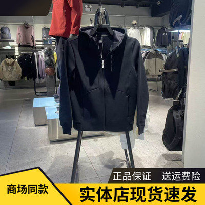 安踏综训女炙热科技加绒连帽卫衣