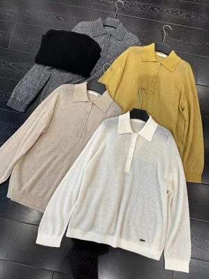 cjzp羊绒polo领上衣询maikun899