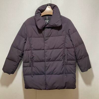 2025冬新款口袋盘扣简约女羽绒服6025203053吊牌价1367