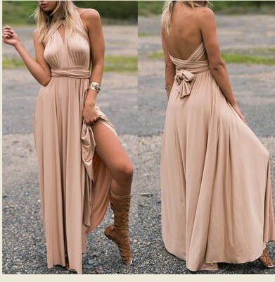 Women's Sexy Formal Long Evening Dress Party Prom Bridesmaid