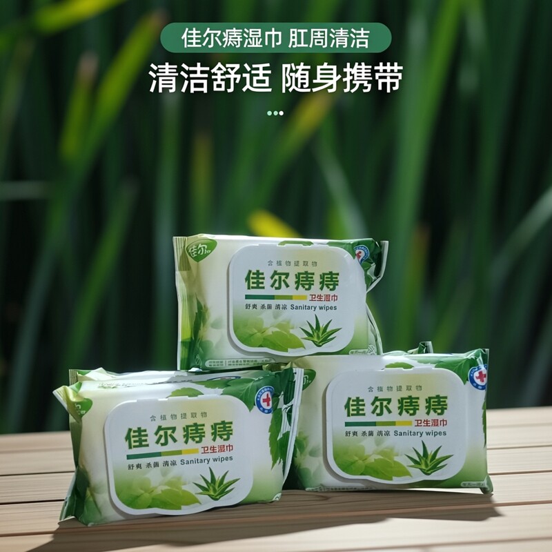 佳尔痔痔湿巾30片湿巾成人肛周清洁如厕随身湿侧纸正品