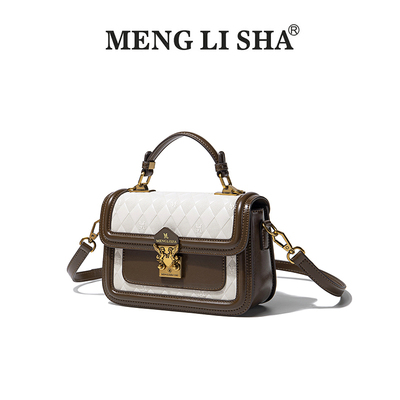 梦丽莎半岛铁盒飞马扣小方包斜跨
