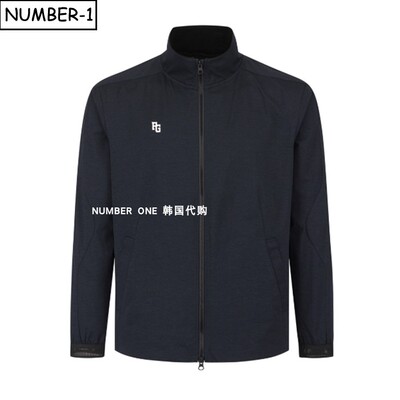 韩国代购pearly gates高尔夫球服26年男春季徽标全拉链小高领上衣