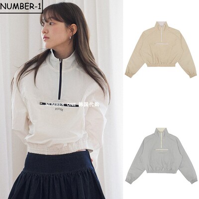 韩国代购pivvee高尔夫球服26年女款春季透气舒适百搭半拉连长袖