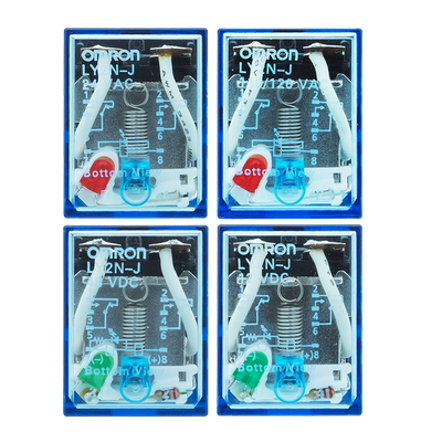 进口欧姆龙小型继电器LY2N-J LY2NJ DC 12V-24V-48V-110V AC DY2N