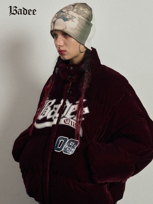 BADEE丝绒校队夹克韩国正品代购