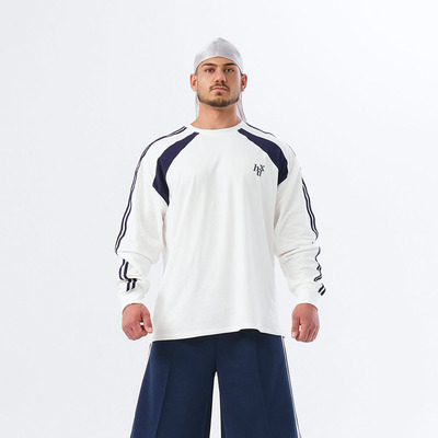 HDEX 25春季新品复古美式宽松长袖T恤百搭休闲上衣韩国代购