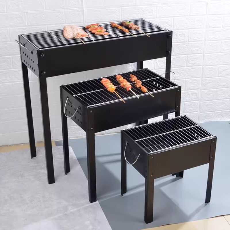 烧友烧烤架简易拼装烧烤炉户外家用聚餐野餐木炭烧烤肉架子网BBQ_虎窝淘