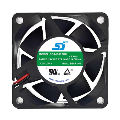 原装SJ SD240625BH/BU 6025 24V 0.19A 2线变频器双滚珠散热风扇