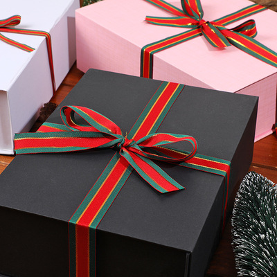 S3圣诞节派对装饰圣诞丝带圣诞织带Merry Christmas礼品包装缎带