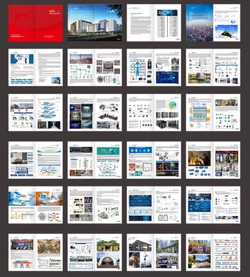 安防监控弱电智能家居综合布线停车场门禁智慧消防ARVR宣传册印刷