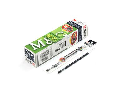 中性M＆G/晨光新款6102笔风速笔芯Q705红蓝黑色 水笔替芯 签字笔