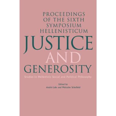 按需印刷不退不换 Justice and Generosity:Studies in Hellenistic Socia