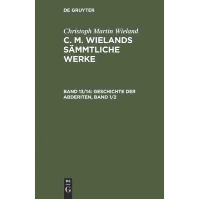 按需印刷不退不换DEG Geschichte der Abderiten, Band 1 2[9783111041131]
