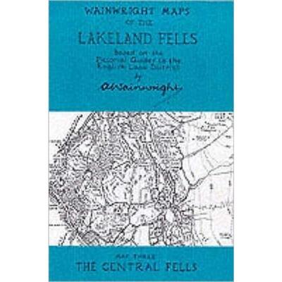 预订不退不换Wainwright Maps of the Lakeland Fells