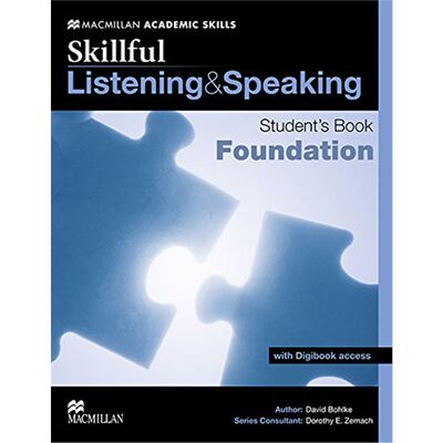 特价 Skillful Listening and Speaking Student's Book + Digibook Foundation Level  英文原版 Macmillan 【上海外文书店】