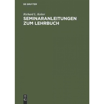 按需印刷DEG Seminaranleitungen zum Lehrbuch[9783112309896]