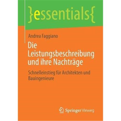 预订【德语】 Die Leistungsbeschreibung und ihre Nachtr?ge:Schnelleinstieg für Architekten und Bauingenieure