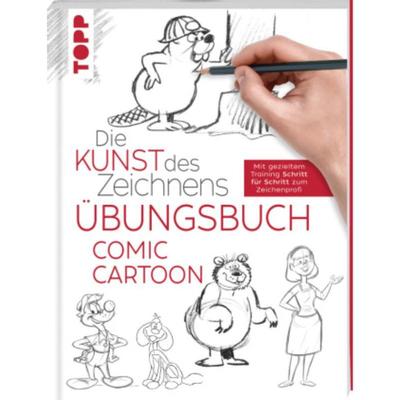 预订【德语】 Die Kunst des Zeichnens - Übungsbuch Comic Cartoon:Mit gezieltem Training Schritt f
