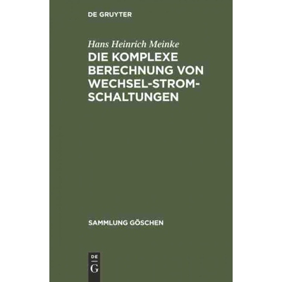 按需印刷不退不换DEG Die komplexe Berechnung von Wechselstromschaltungen[9783111005256]