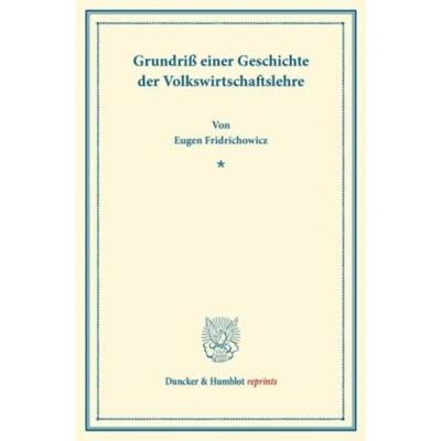预订【德语】 Grundri? einer Geschichte der Volkswirtsc