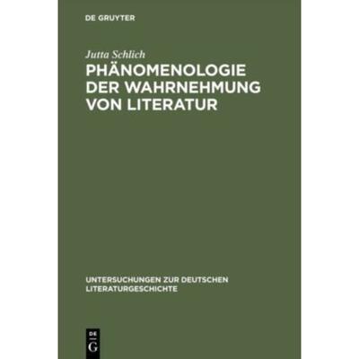 按需印刷DEG Ph?nomenologie der Wahrnehmung von Literatur[9783484320710]