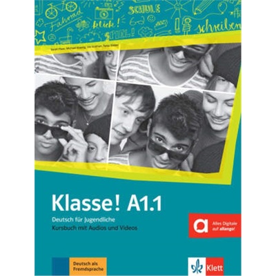 预订【德语】 Klasse! A1.1 Kursbuch mit Audios und Videos online[9783126071215]