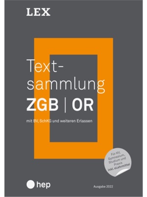 预订【德语】Textsammlung ZGB OR (Print inkl. eLehrmittel)