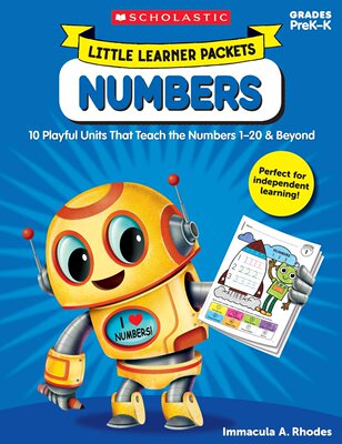 学乐系列 数字 英文原版 Little Learner Packets: Numbers  幼儿园级别K 【上海外文书店】
