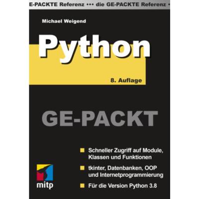 预订【德语】 Python Ge-Packt:Schneller Zugriff auf Module, Klassen und Funktionen. tki