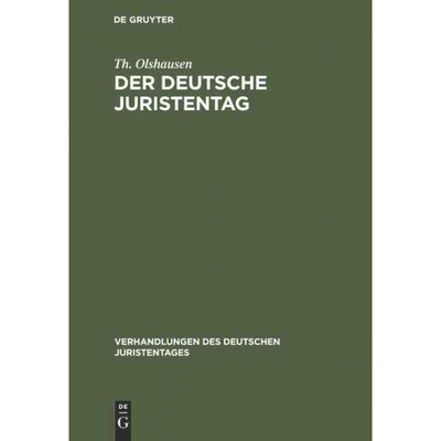 按需印刷不退不换DEG Der deutsche Juristentag[9783111173825]