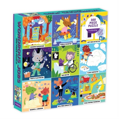 预订不退不换Wondrous Jobs 300 Piece Family Puzzle[9780735372474]