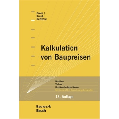 预订【德语】Kalkulation von Baupreisen[9783410284222]