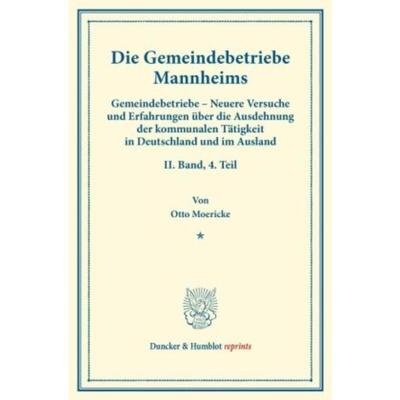 预订【德语】 Die Gemeindebetriebe Mannheims.:Gemeindeb