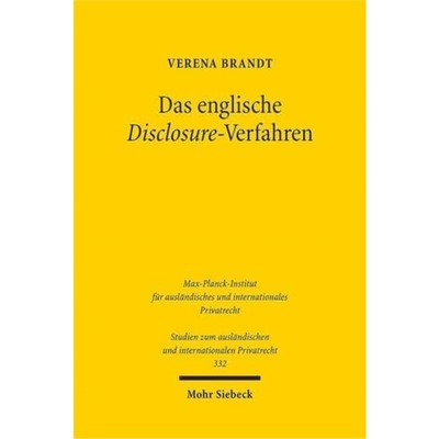 预订【德语】 Das englische Disclosure-Verfahren:Ein Mo