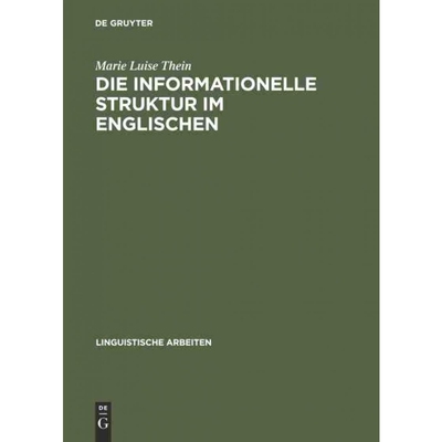 按需印刷DEG Die informationelle Struktur im Englischen[9783484303232]
