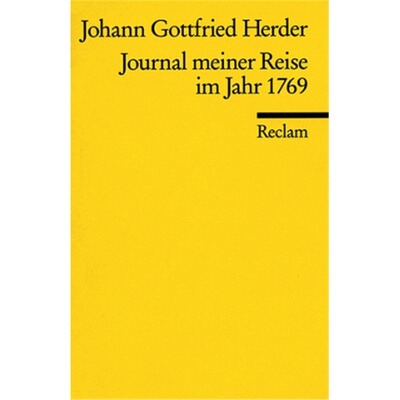 预订【德语】Journal meiner Reise im Jahr 1769[9783150097939]