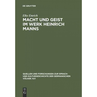 按需印刷不退不换DEG Macht und Geist im Werk Heinrich Manns[9783110086010]