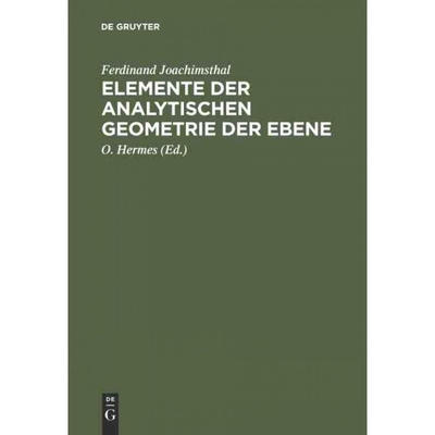 按需印刷【德语】Elemente der analytischen Geometrie der Ebene:[9783111128115]