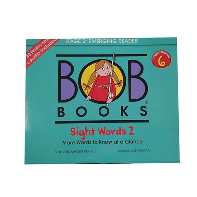 英文原版 Bob Books 附卡片 English Readers 6 Sight Words 2 鲍勃阅读 儿童启蒙词汇【上海外文书店】